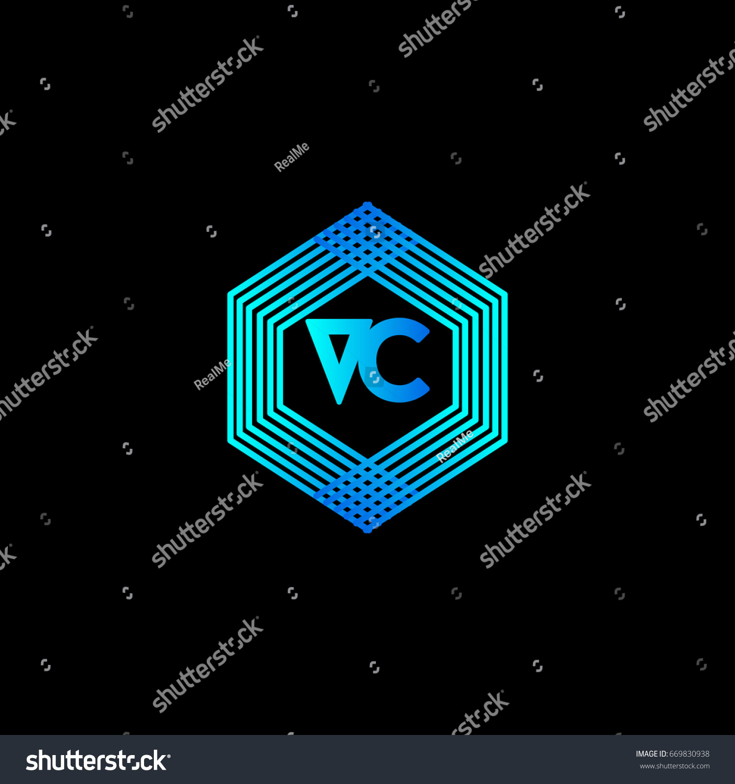 V C Logo - Royalty Free Stock Vector 669830938 - Avopix.com