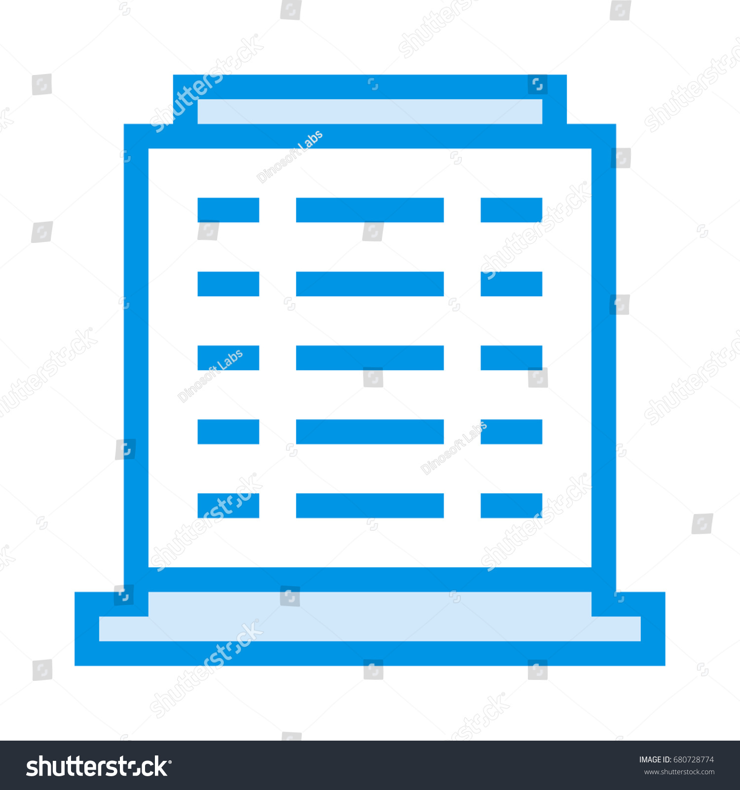 Plaza Icon - Royalty Free Stock Vector 680728774 - Avopix.com