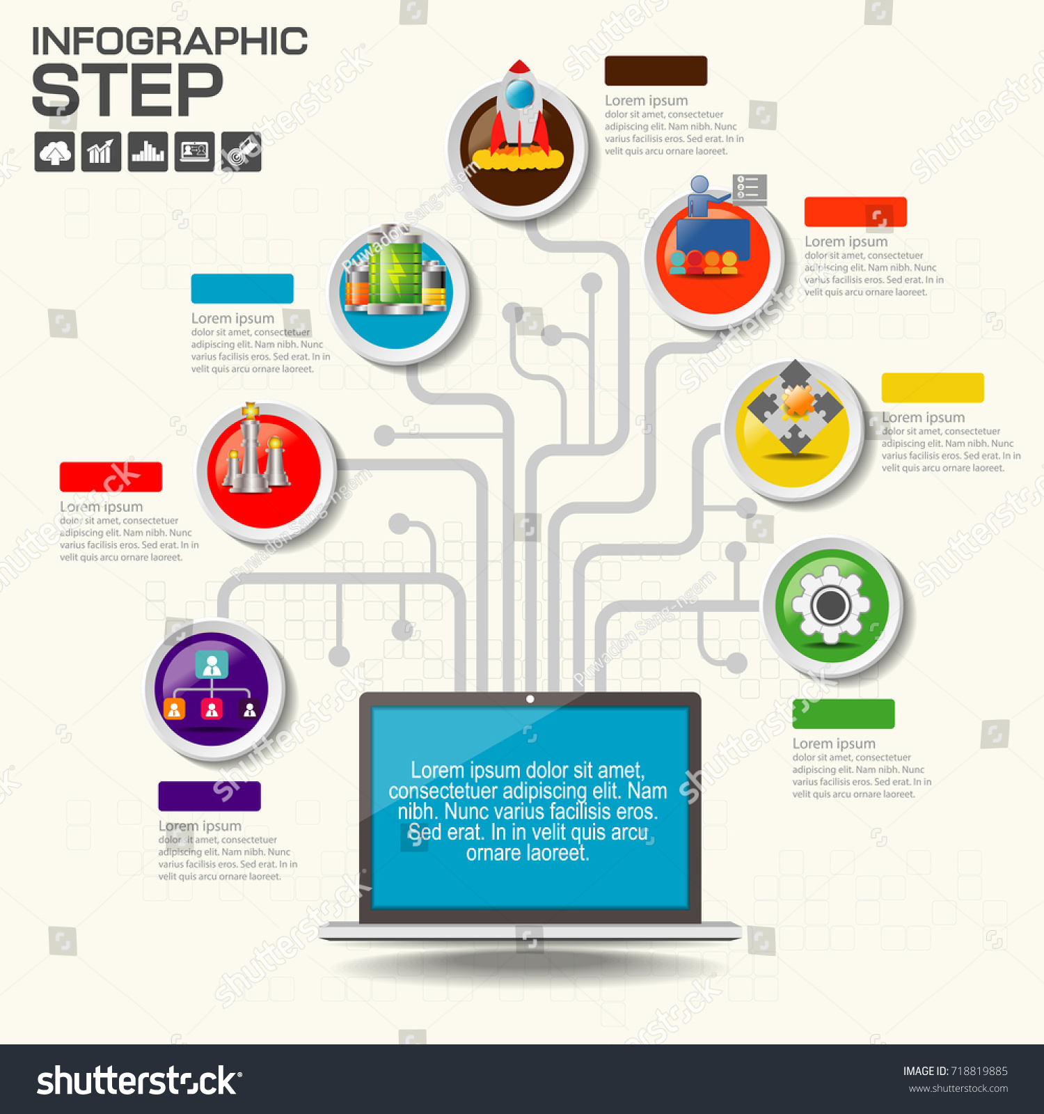 Vector infographics set Template with option for - Royalty Free Stock ...