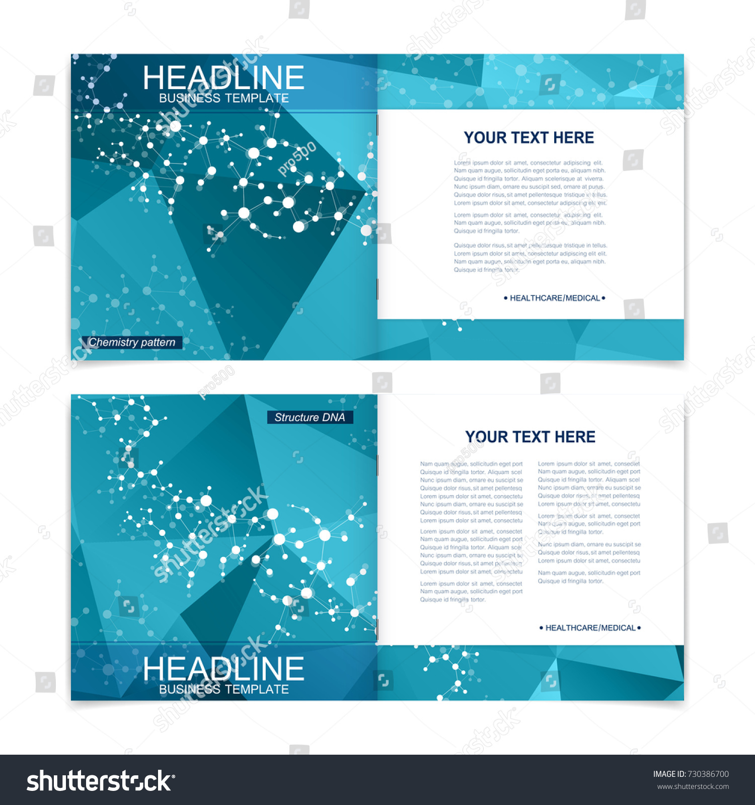 Templates for square brochure. Leaflet cover - Royalty Free Stock ...