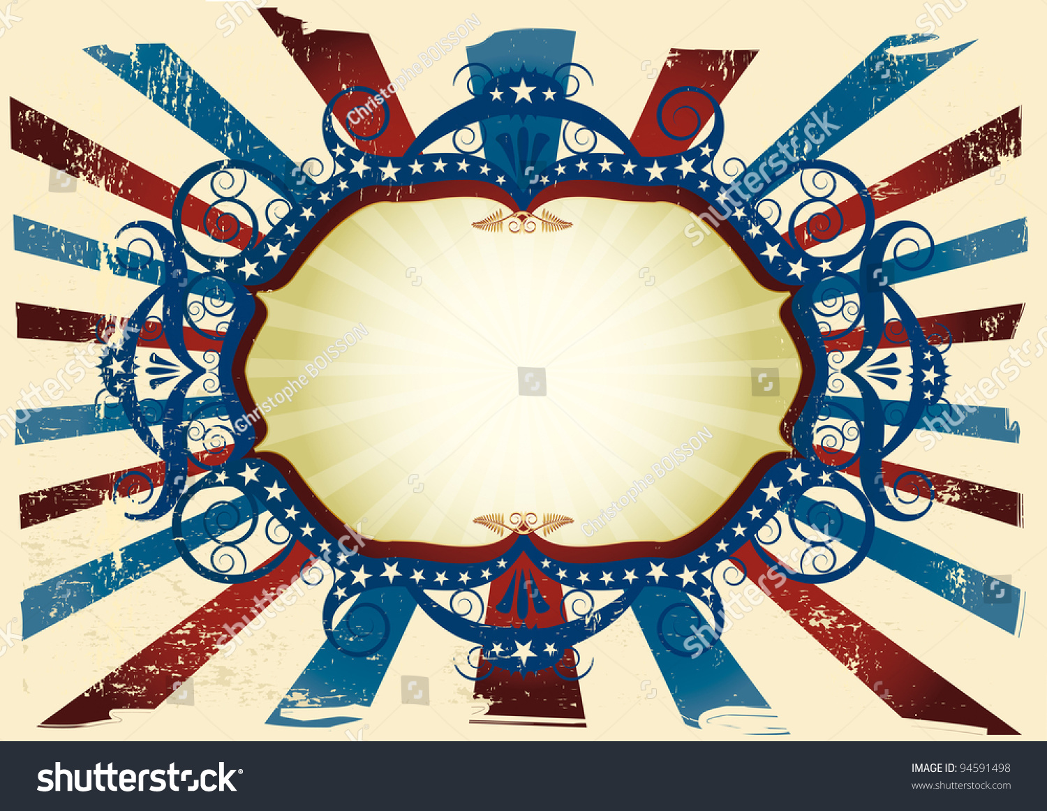 States Flag Background An American Flag Royalty Free Stock Vector 94591498