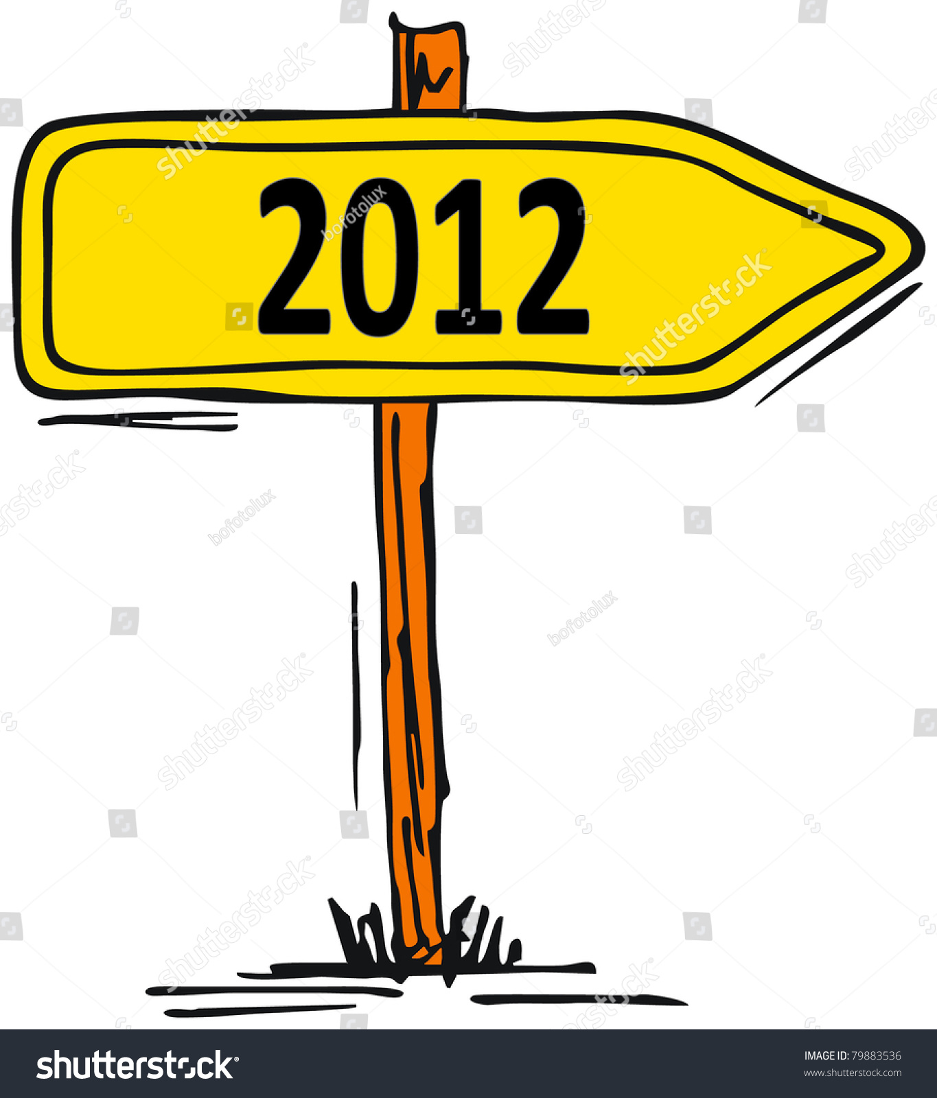 2012 Stock Illustration 79883536 | Shutterstock