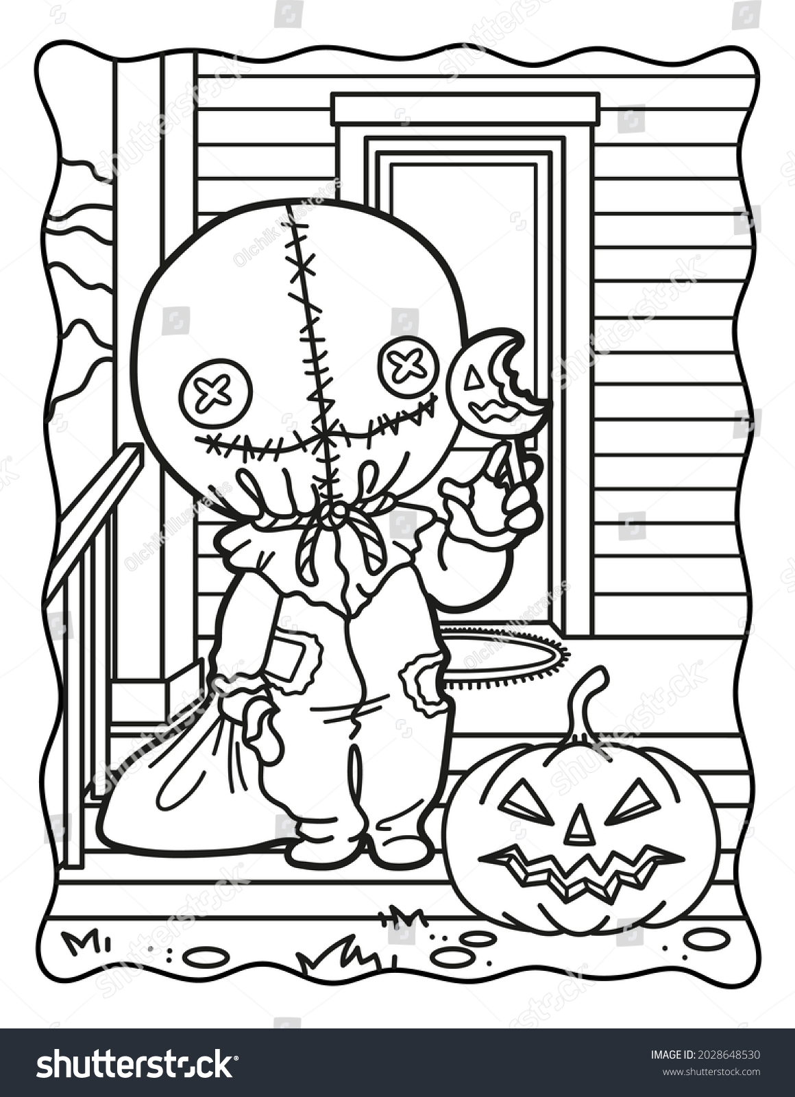 8 570 Imágenes De Horror Coloring Pages Imágenes Fotos Y Vectores De