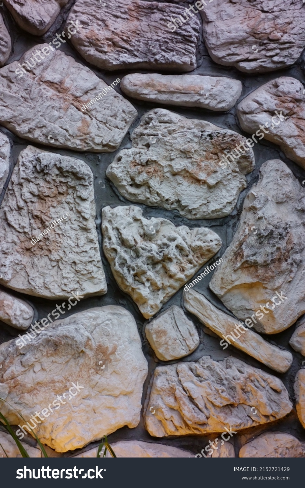 Combination Pattern Stone Wall Texture Background Stock Photo ...