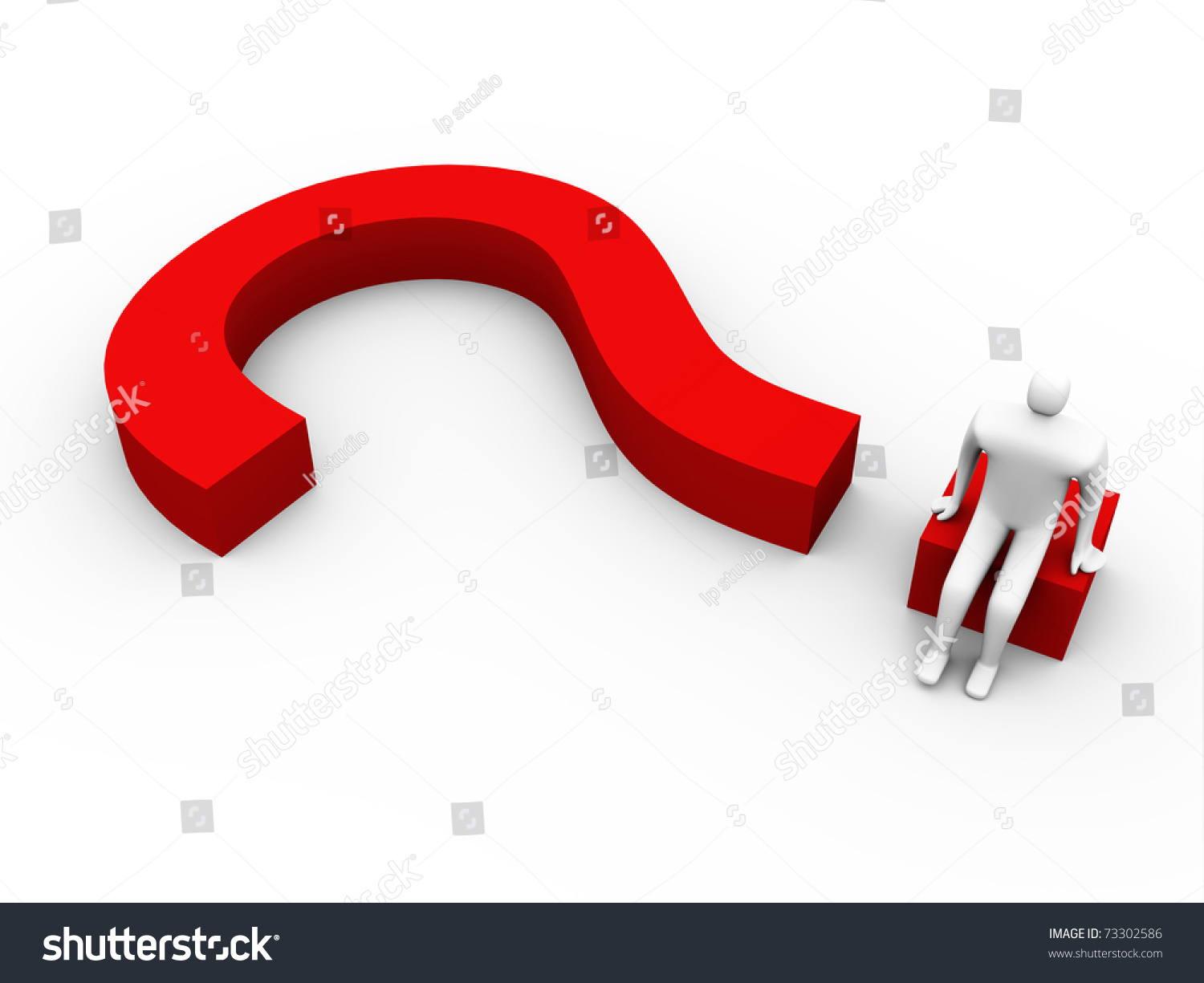 3d Character Question Mark 3d Render 스톡 일러스트 73302586 | Shutterstock