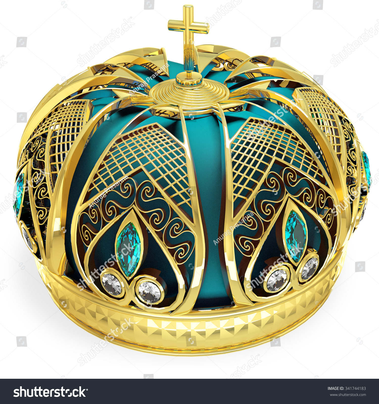 3d Crown Stock Illustration 341744183 | Shutterstock