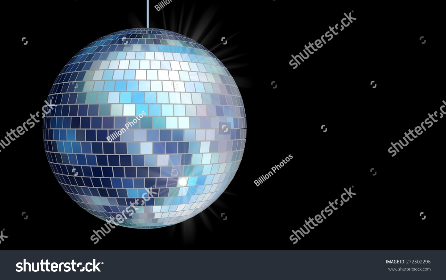 3d Disco Ball Pattern Mirror Stock Illustration 272502296