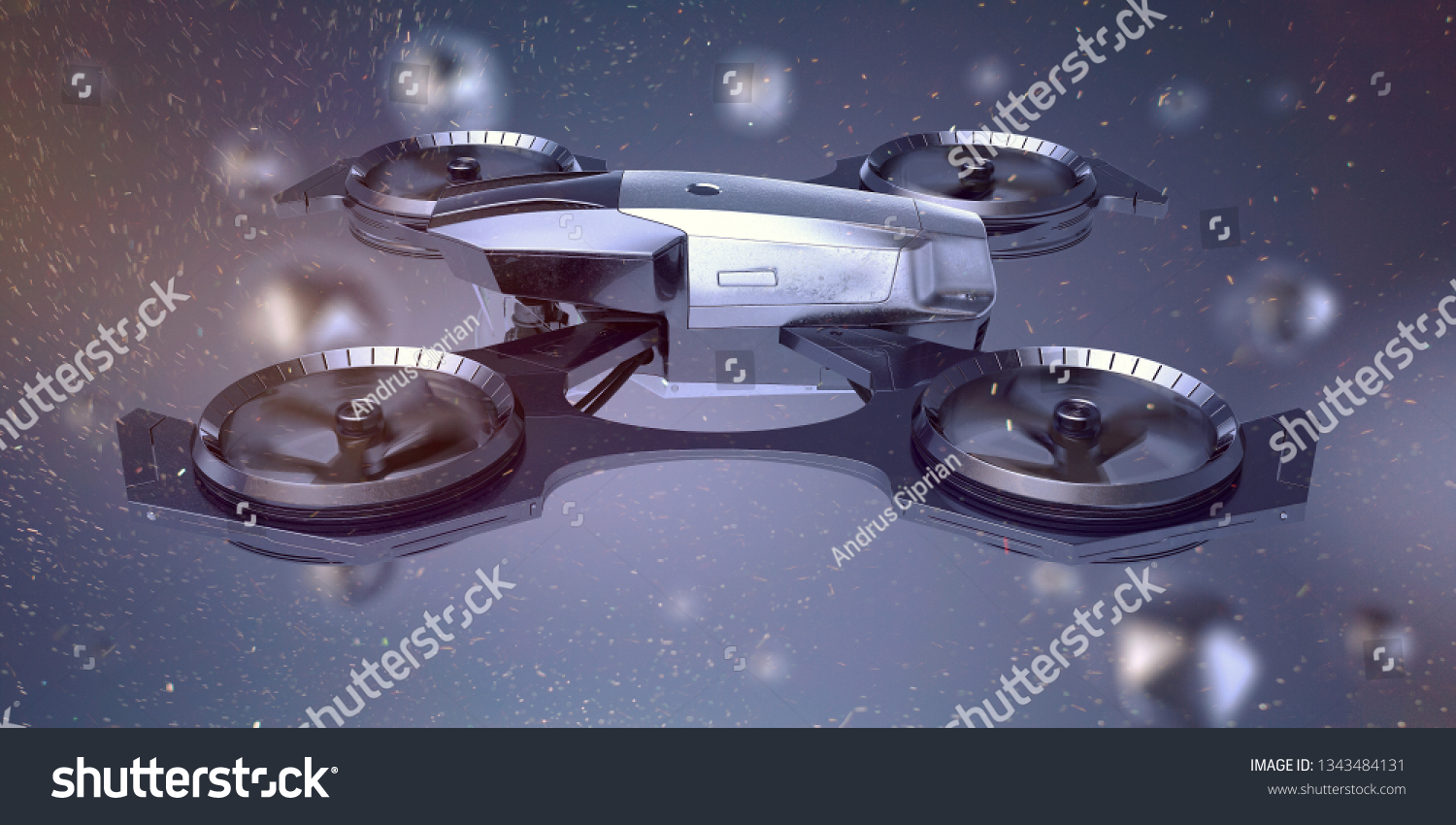 3d Generic Drone Stock Illustration 1343484131 | Shutterstock