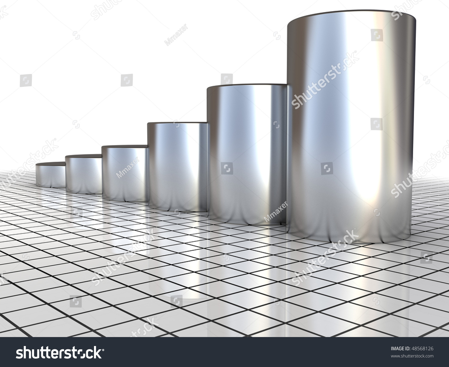 3d Illustration Steel Raising Charts Over Stock Illustration 48568126 ... 3d Illustration Steel Raising Charts Over Stock Illustration 48568126 ...