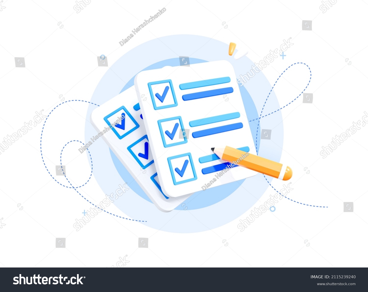 3d Notes Check Mark Completed Task Stock Illustration 2115239240 ... 3d Notes Check Mark Completed Task Stock Illustration 2115239240 ...