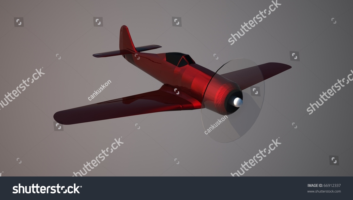 3d Plane Render Stock Illustration 66912337 | Shutterstock