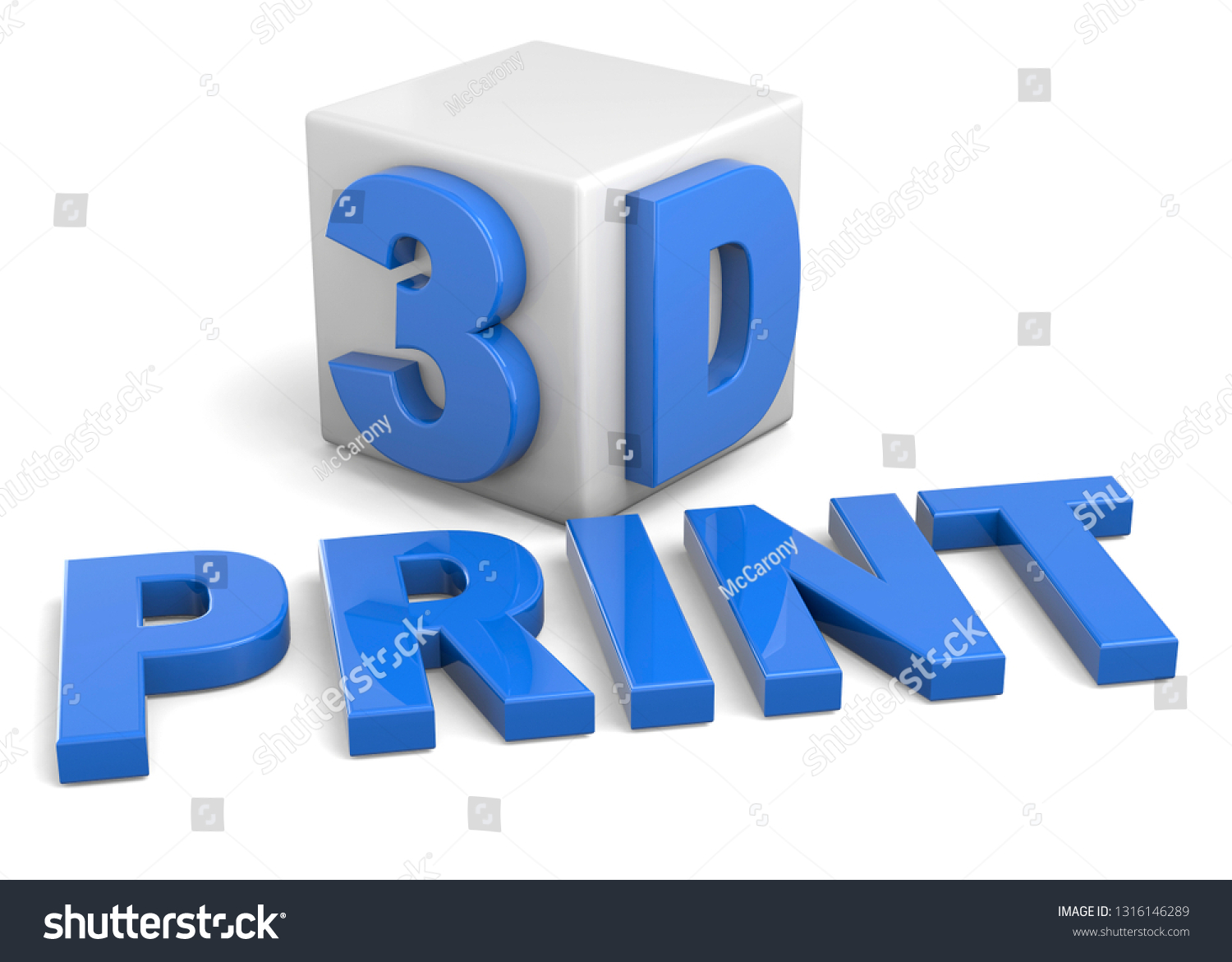 3d Printer Logo Stock Illustration 1316146289 | Shutterstock