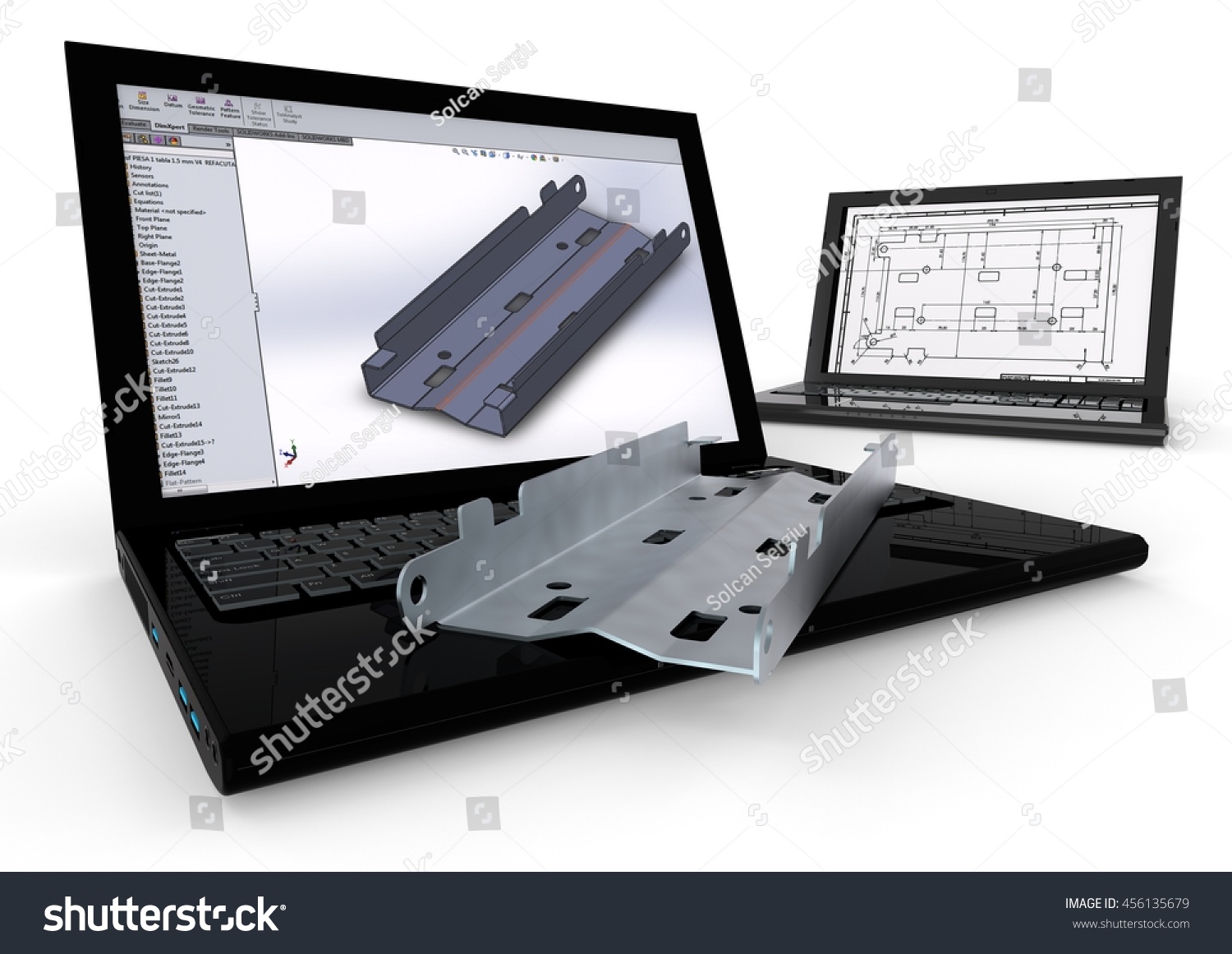 3d Render Image Representing 3d Modeling Stock Illustration 456135679