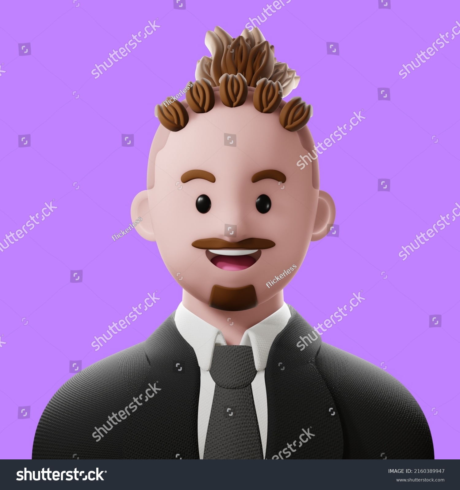 3d Render Simple Human Avatar Stock Illustration 2160389947 | Shutterstock
