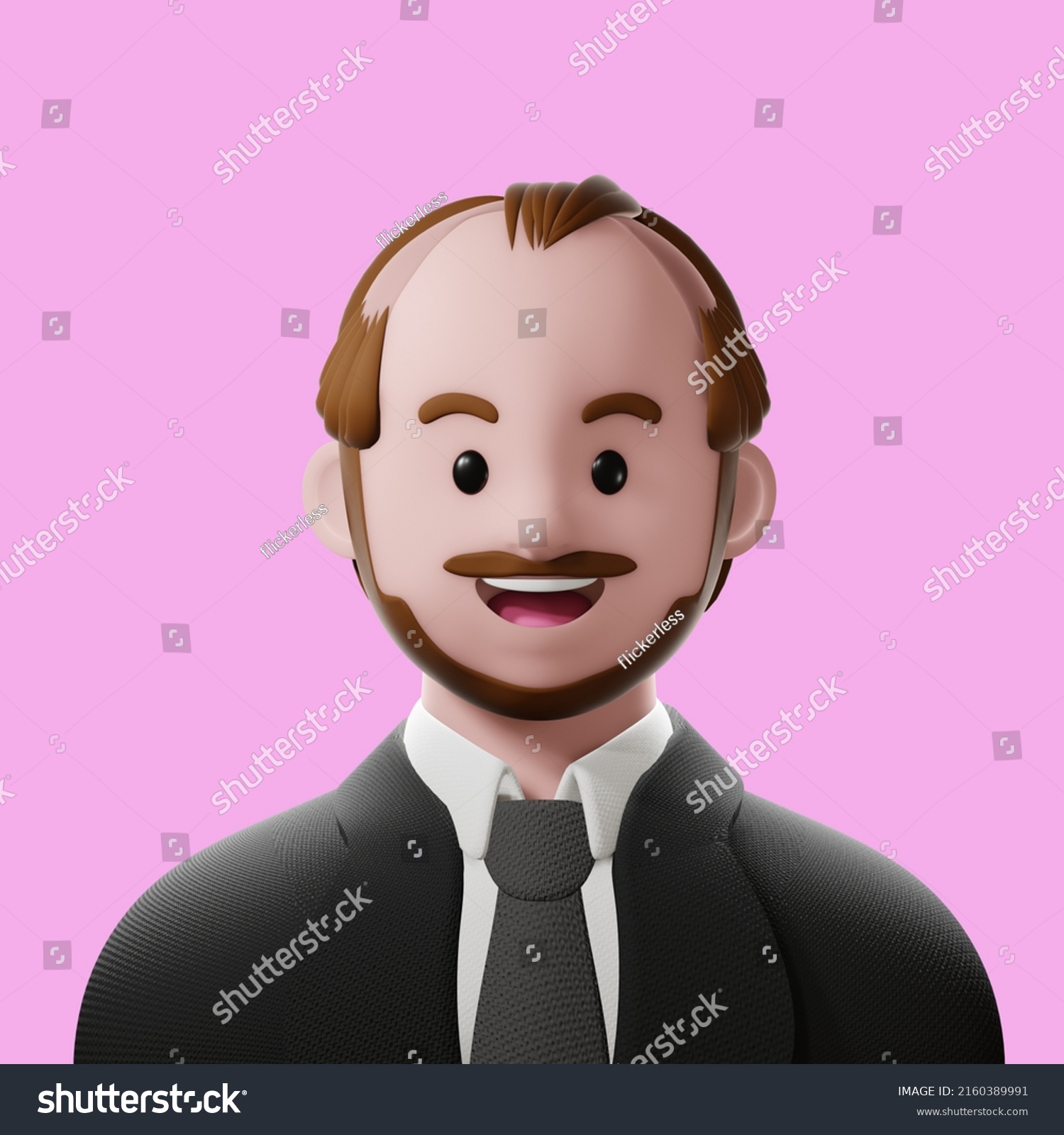 3d Render Simple Human Avatar Stock Illustration 2160389991 | Shutterstock