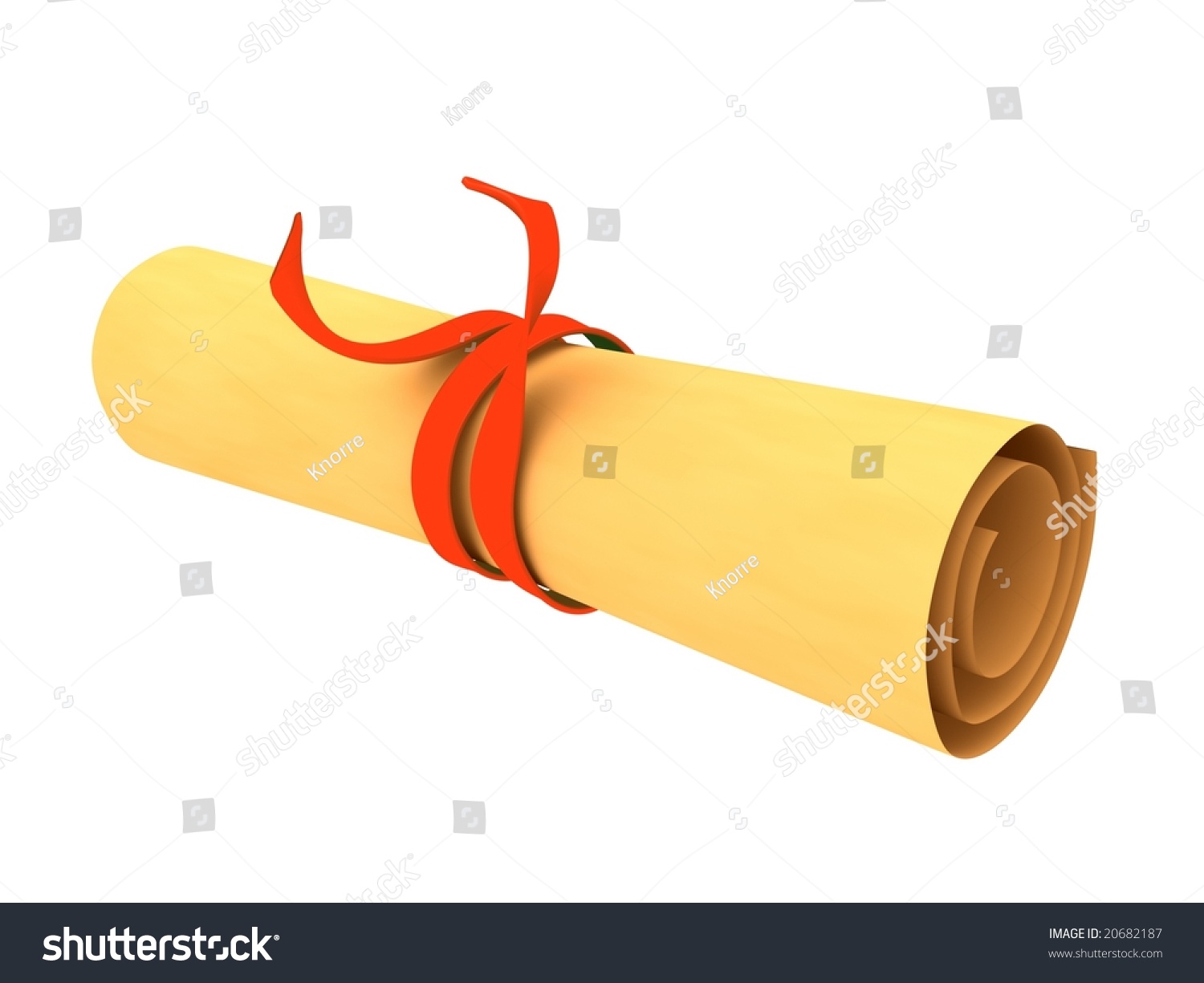 3d Rendered Rolled Magic Scroll Stock Photo 20682187 : Shutterstock