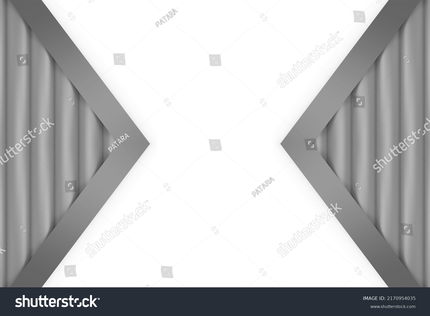 3d Rendering Black Triangle Pattern Shape Stock Illustration 2170954035 ...