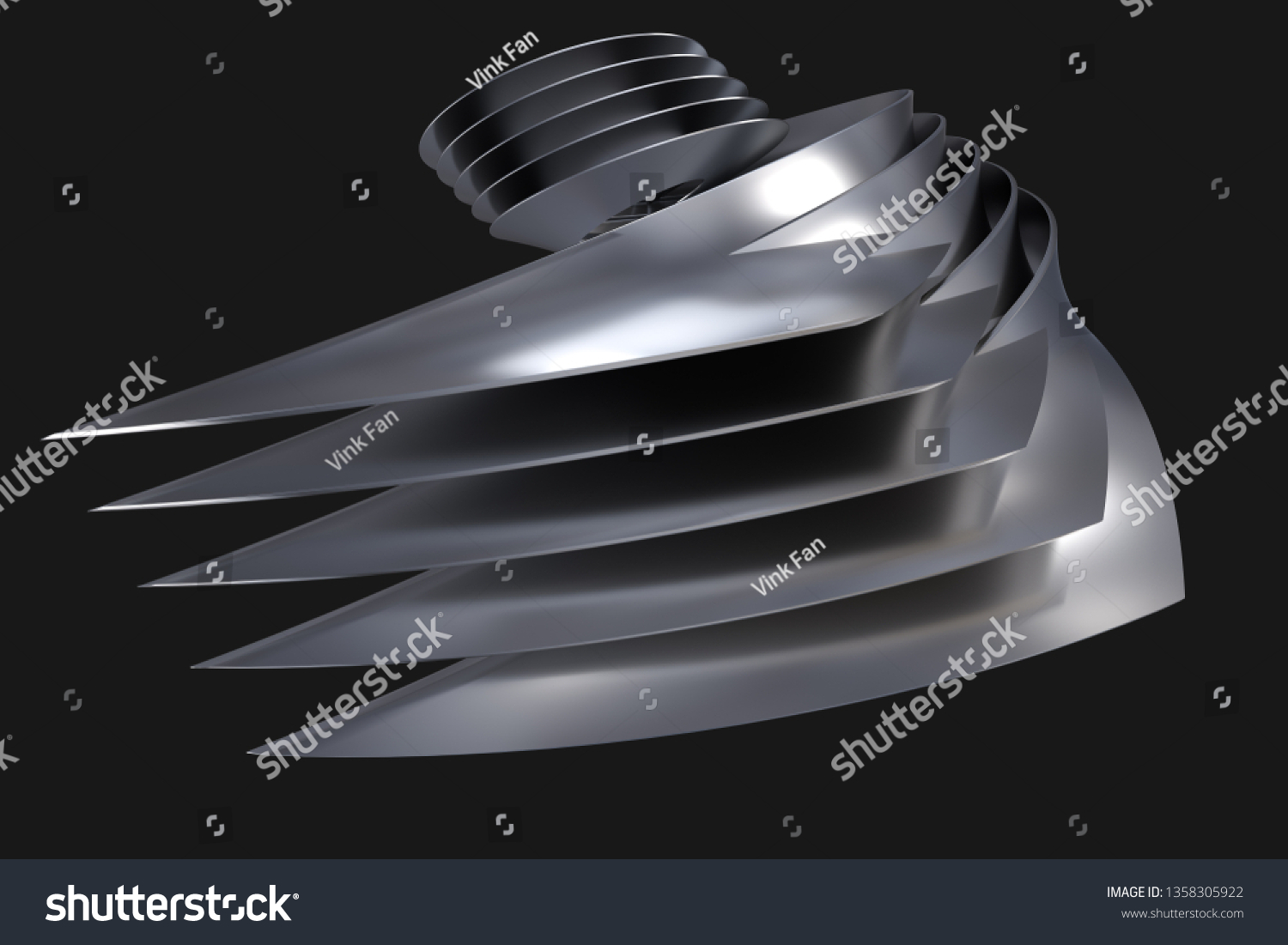 3d Rendering Curve Surface Texture Background Stock Illustration ...