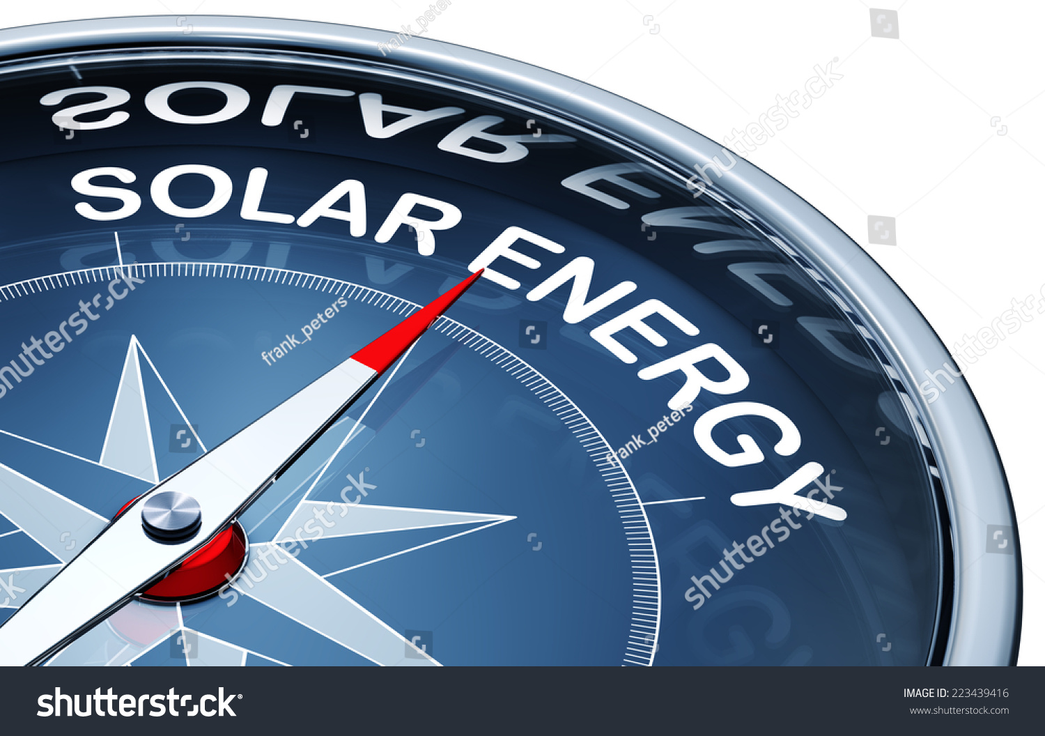3d Rendering Compass Solar Energy Icon Stock Illustration 223439416 Shutterstock