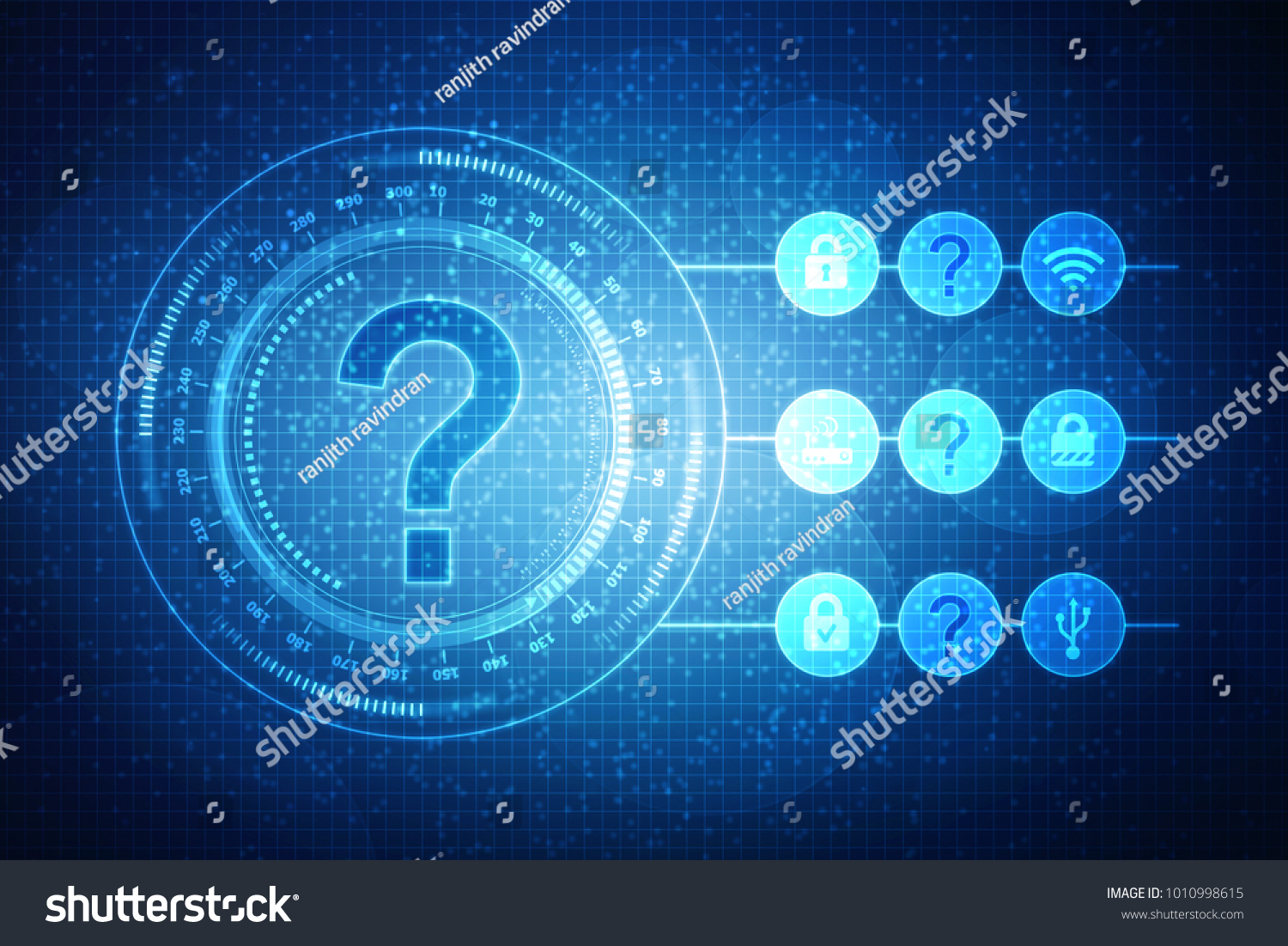 2d Rendering Question Mark Stock Illustration 1010998615 | Shutterstock