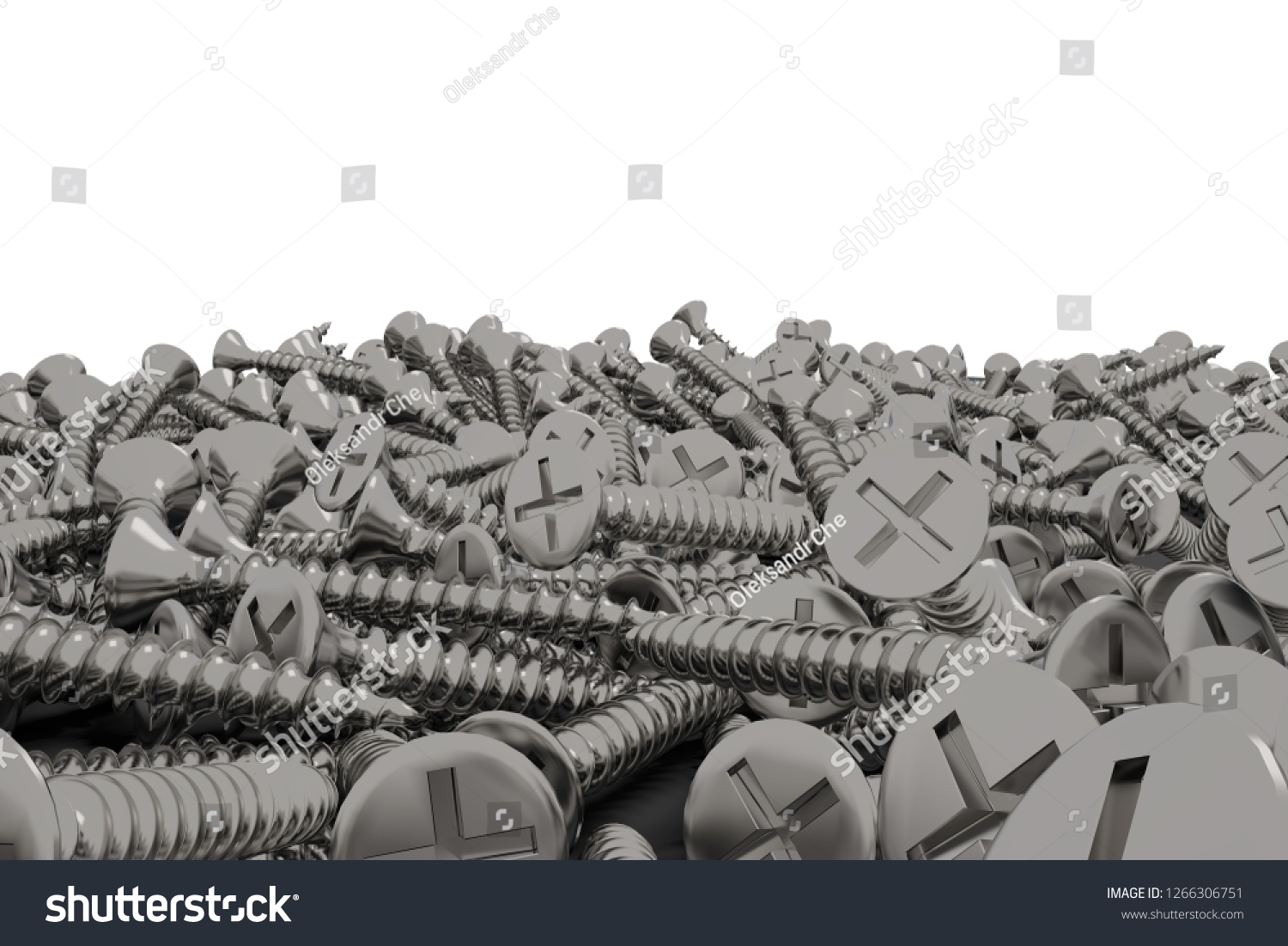 3d Rendering Screw Stock Illustration 1266306751 | Shutterstock