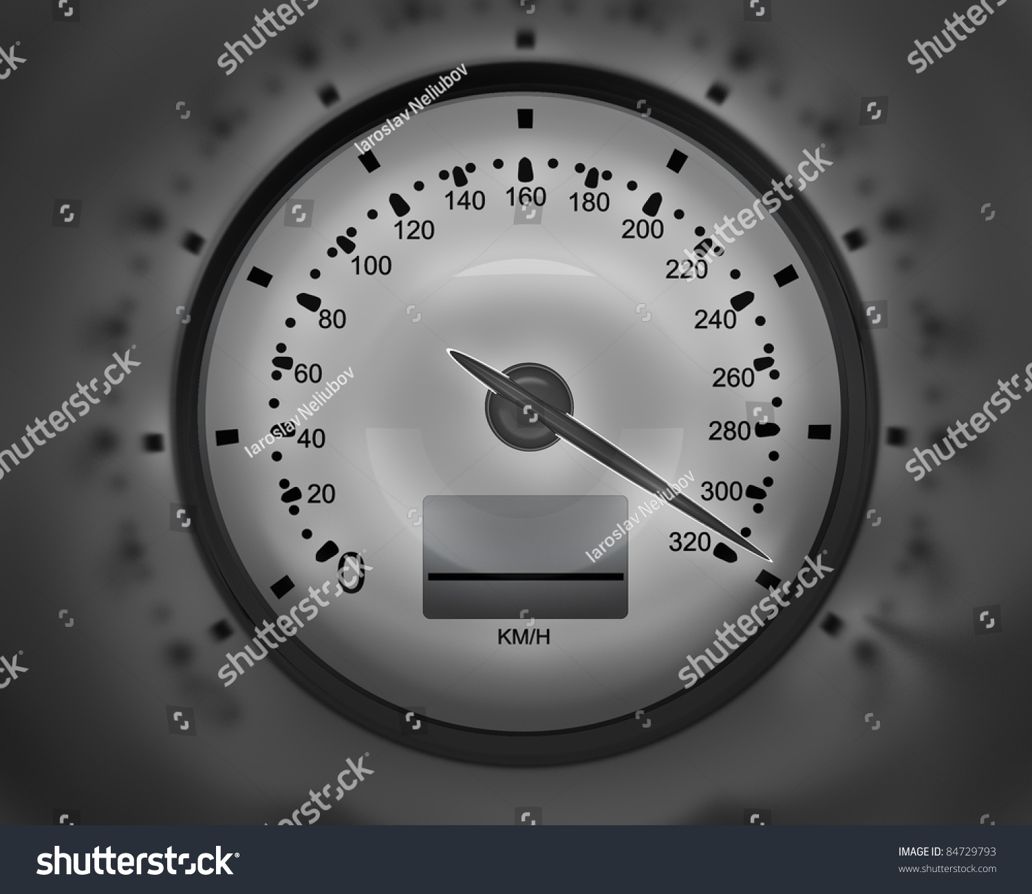 3d Speedometer Rendering High Resolution: стоковая иллюстрация ...