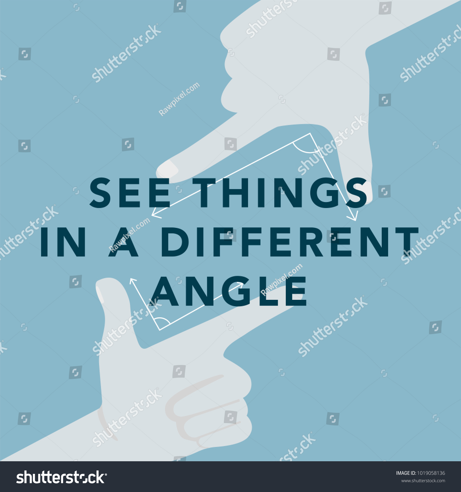 Exploring Different Angles Illustrations Stock Illustration 1019058136 ...