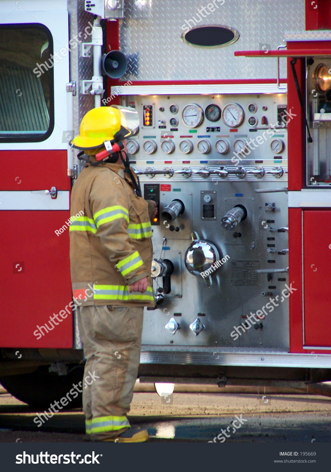 Fireman Stock Photo (Edit Now) 195669