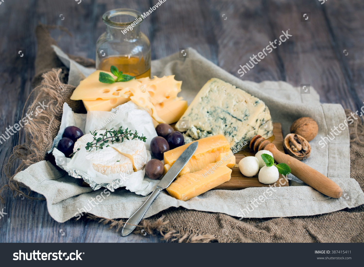 Rustic Cheese Platter Stock Photo 387415411 | Shutterstock