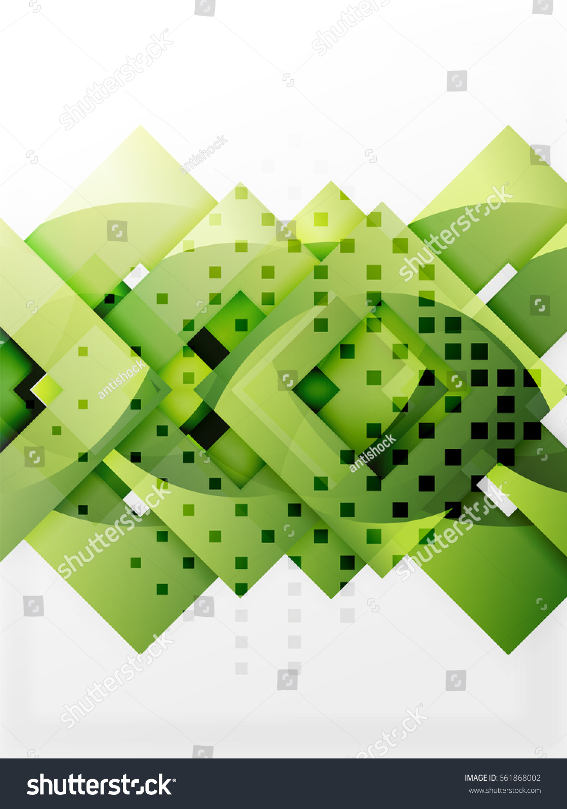 Square Template Background Design Stock Illustration 661868002 ...