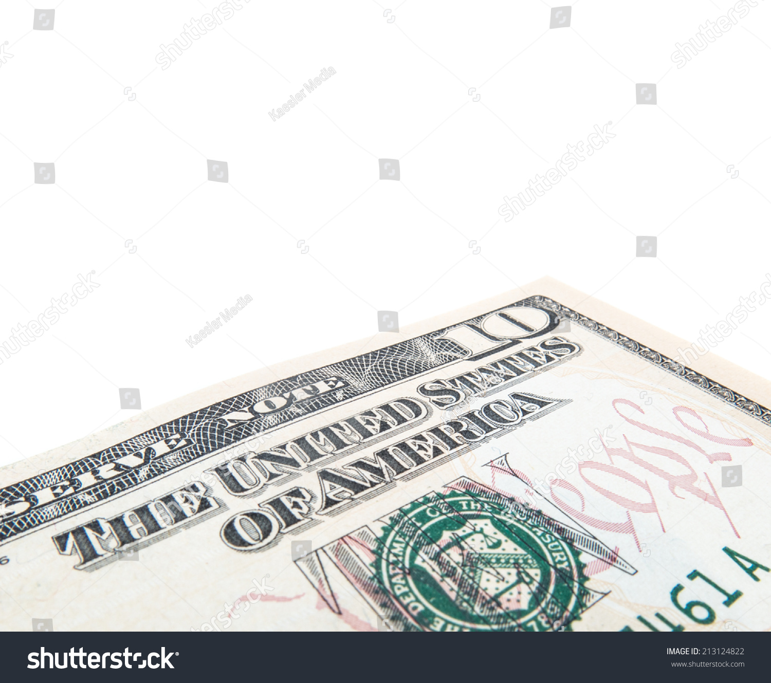 10 Us Dollar Note Stock Photo (Edit Now) 213124822