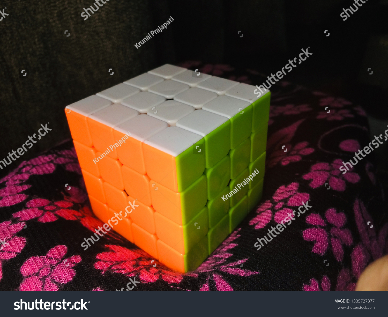 4x4 Cube Solved Stock Photo 1335727877 | Shutterstock