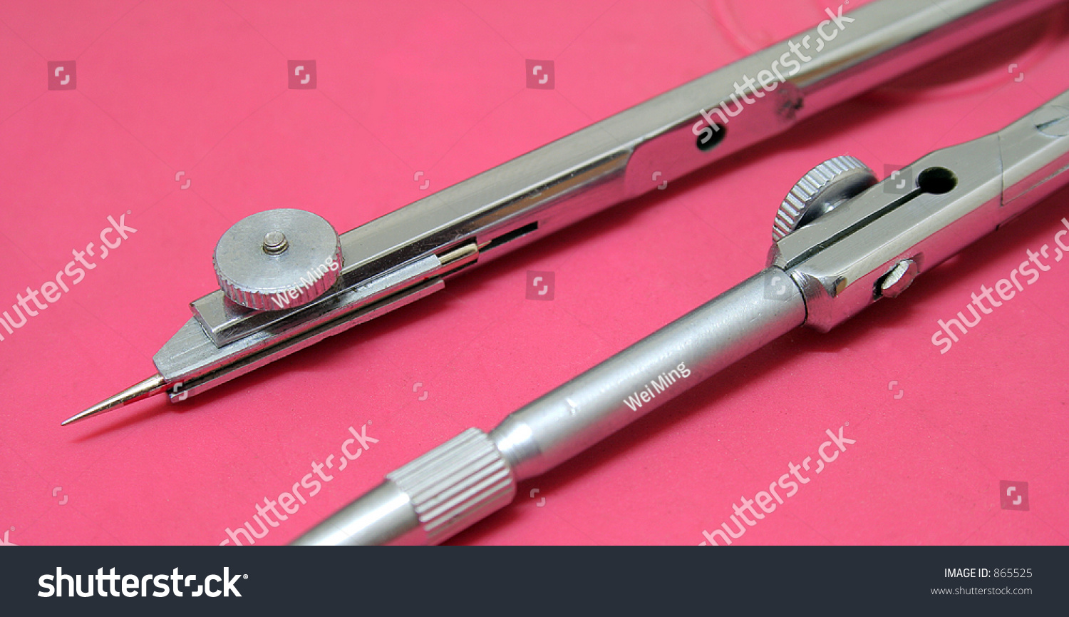 A Draftsman'S Compass. Stock Photo 865525 : Shutterstock