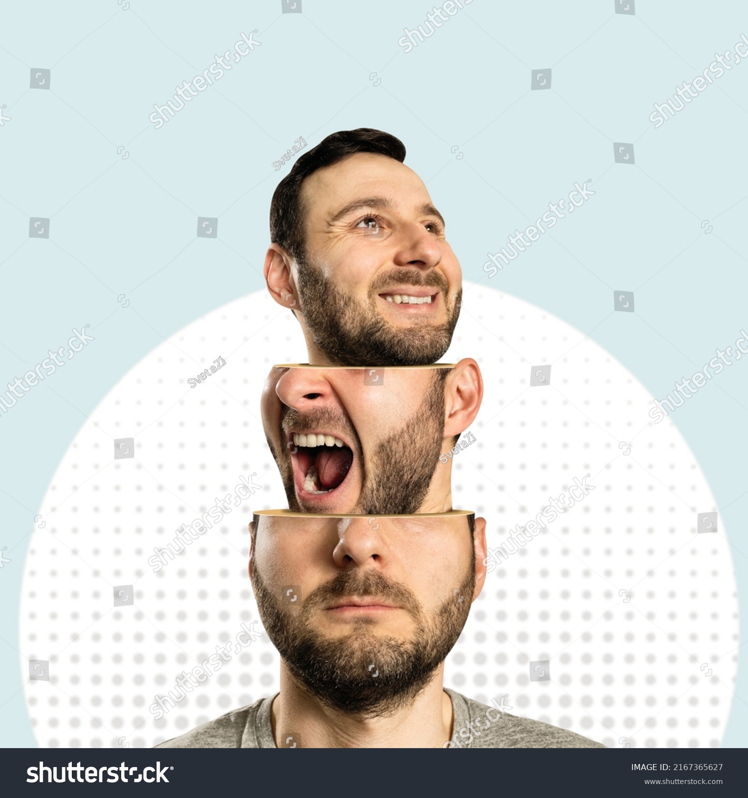 Person Multiple Personality Disorder Art Collage Stock Photo 2167365627 ... Person Multiple Personality Disorder Art Collage Stock Photo 2167365627 ...