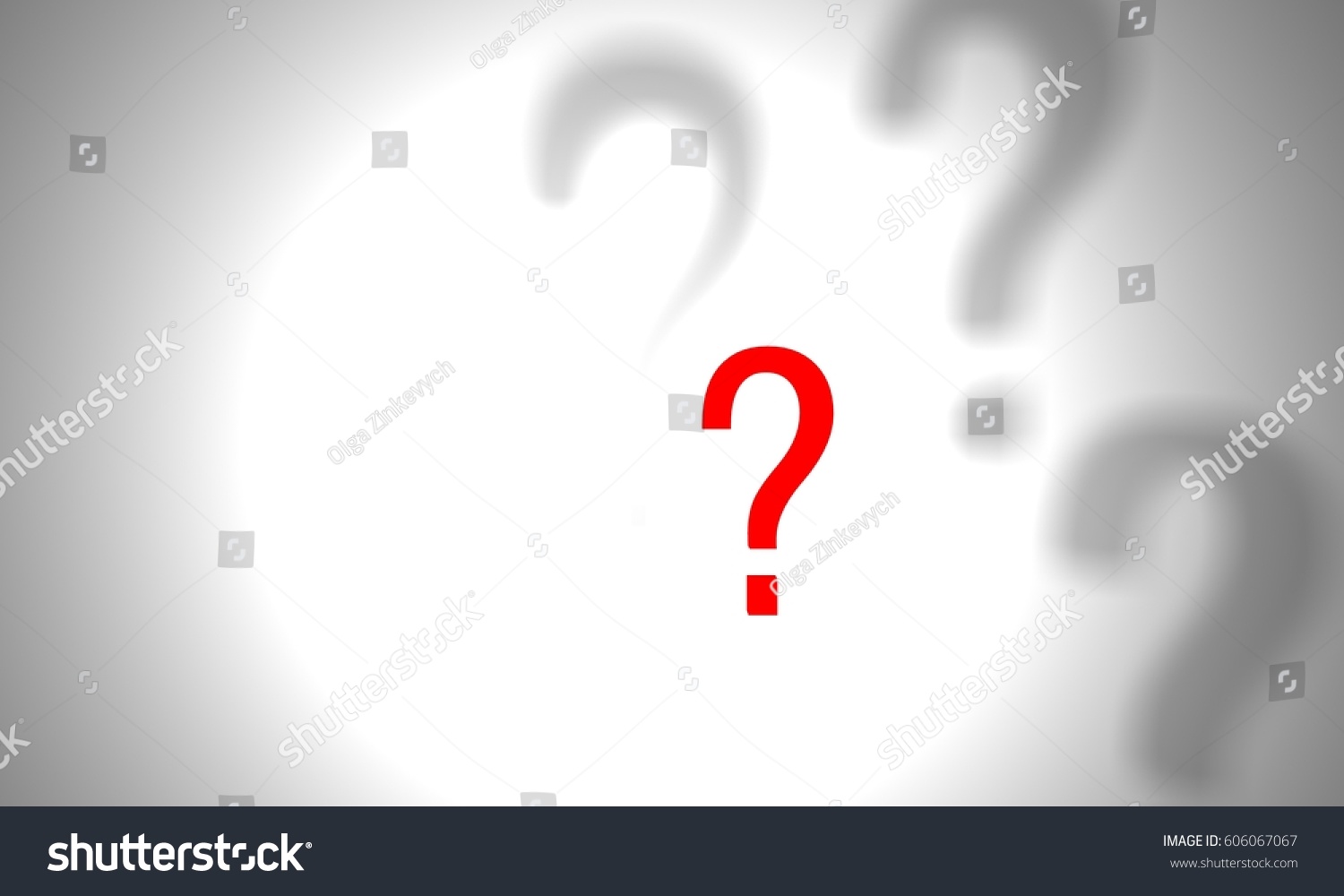 Question Mark That Casts Shadow Stok İllüstrasyon 606067067 | Shutterstock