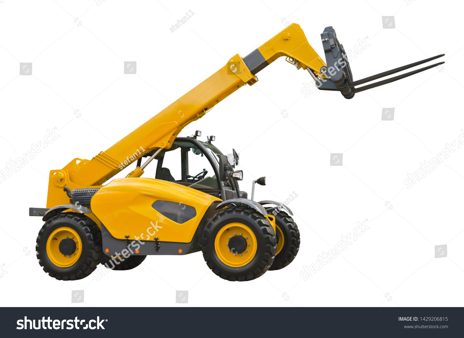 Telescopic Handler Called Telehandler Stock Photo (Edit Now) 1429206815