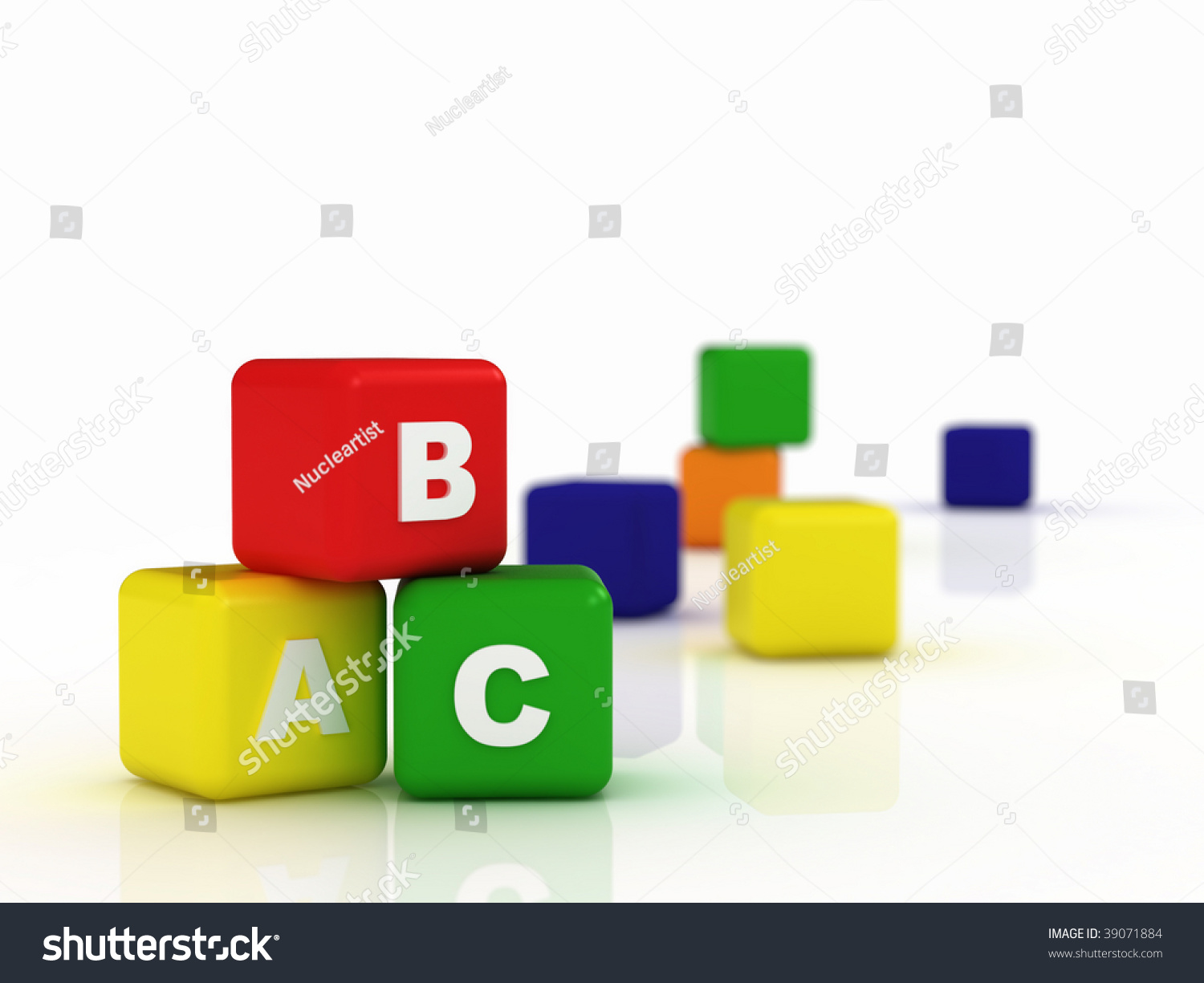 Abc Boxes Stock Illustration 39071884 | Shutterstock