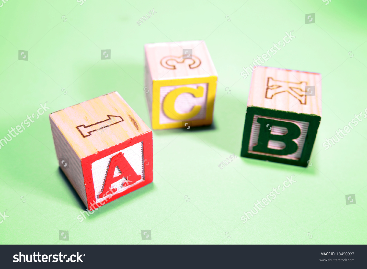 Abc Learning Blocks Stock Photo (Edit Now) 18450937