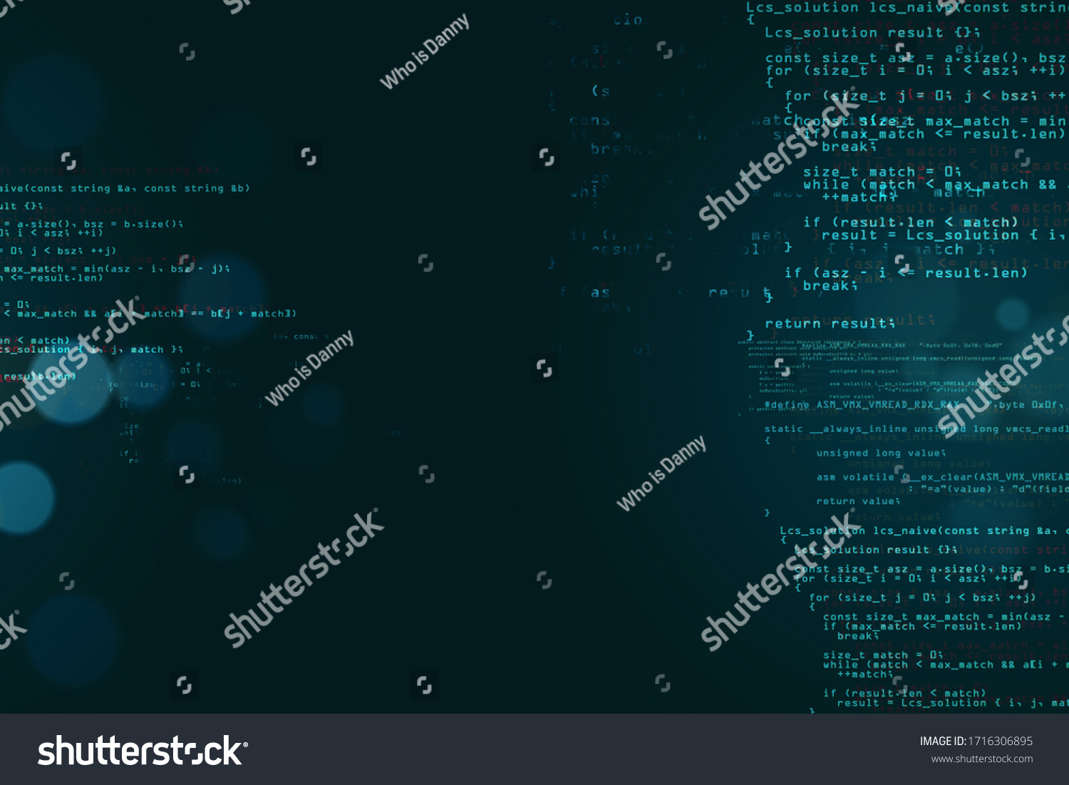 Abstract Dark Coding Backdrop Text Programming Stock Illustration 1716306895