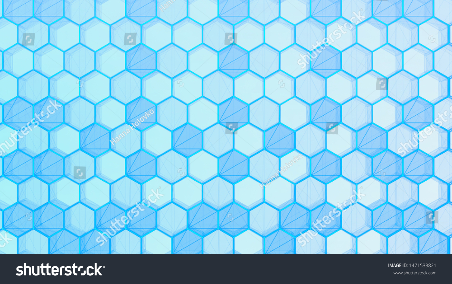 Abstract Digital Tech Background Using Polygons Stock Illustration ...