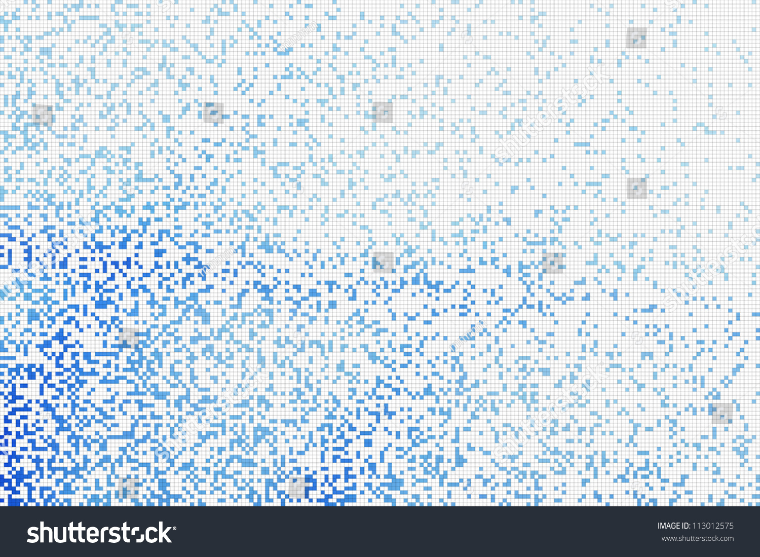 Abstract Dotted Pixels Background Stock Illustration 113012575 ...