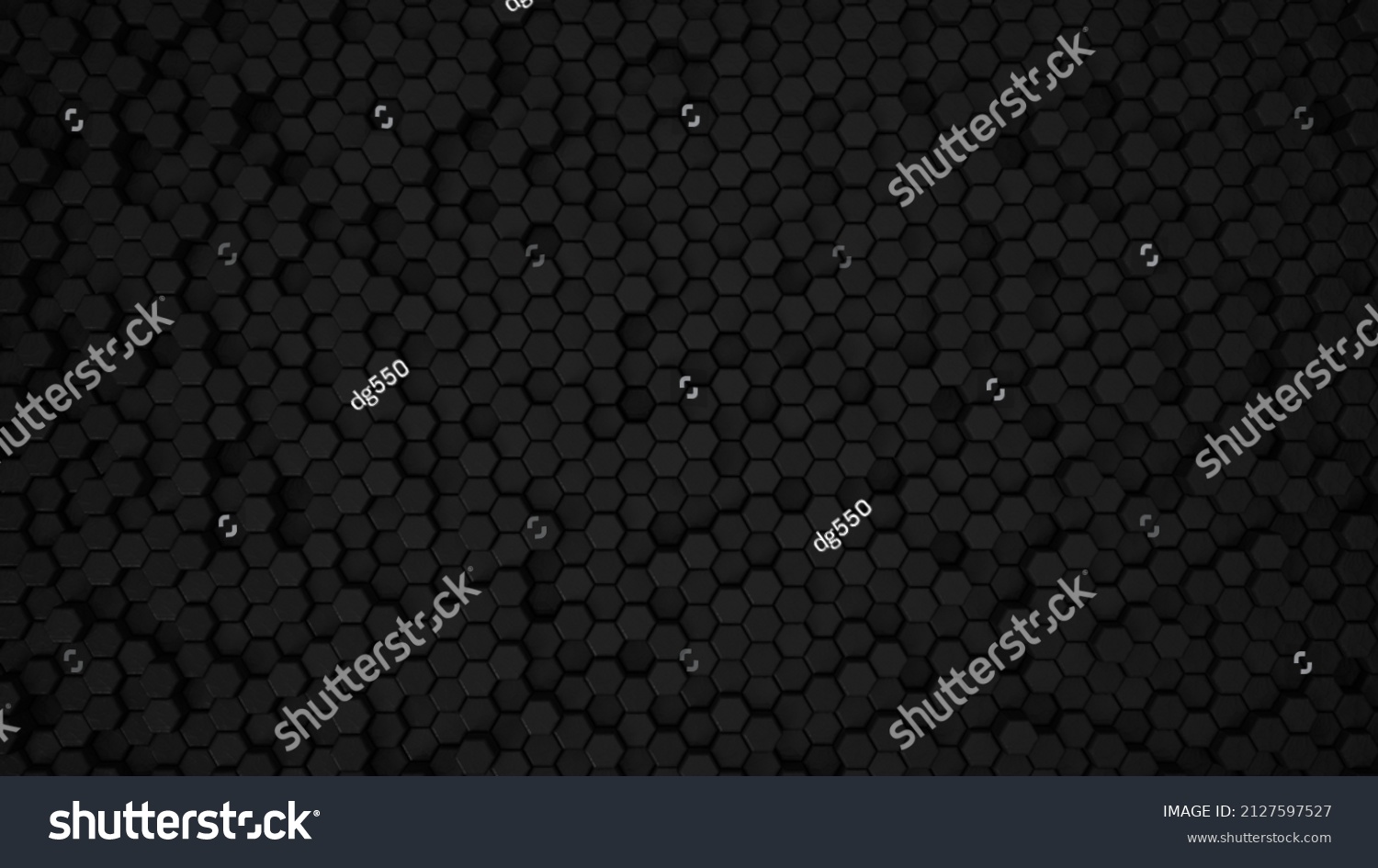 Abstract Hexagon Black Geometric Surface Loop Stock Photo 2127597527 | Shutterstock