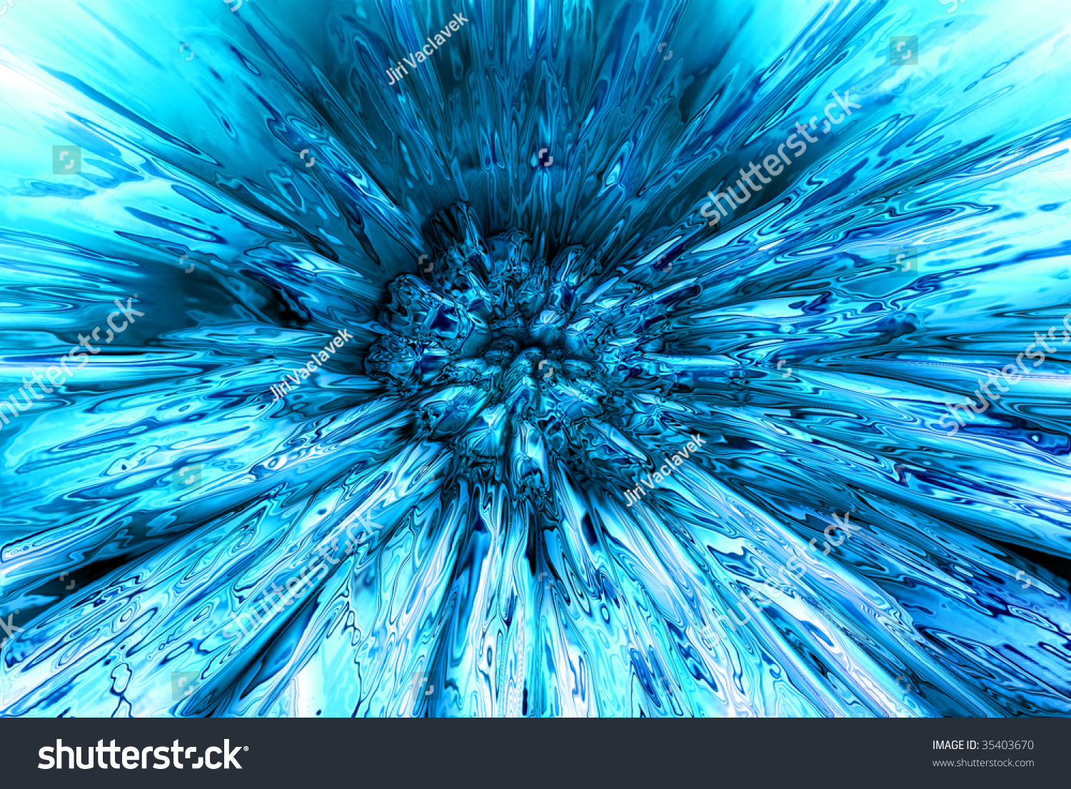 Abstract Ice Background Generated By Computer Stock Illustration ...