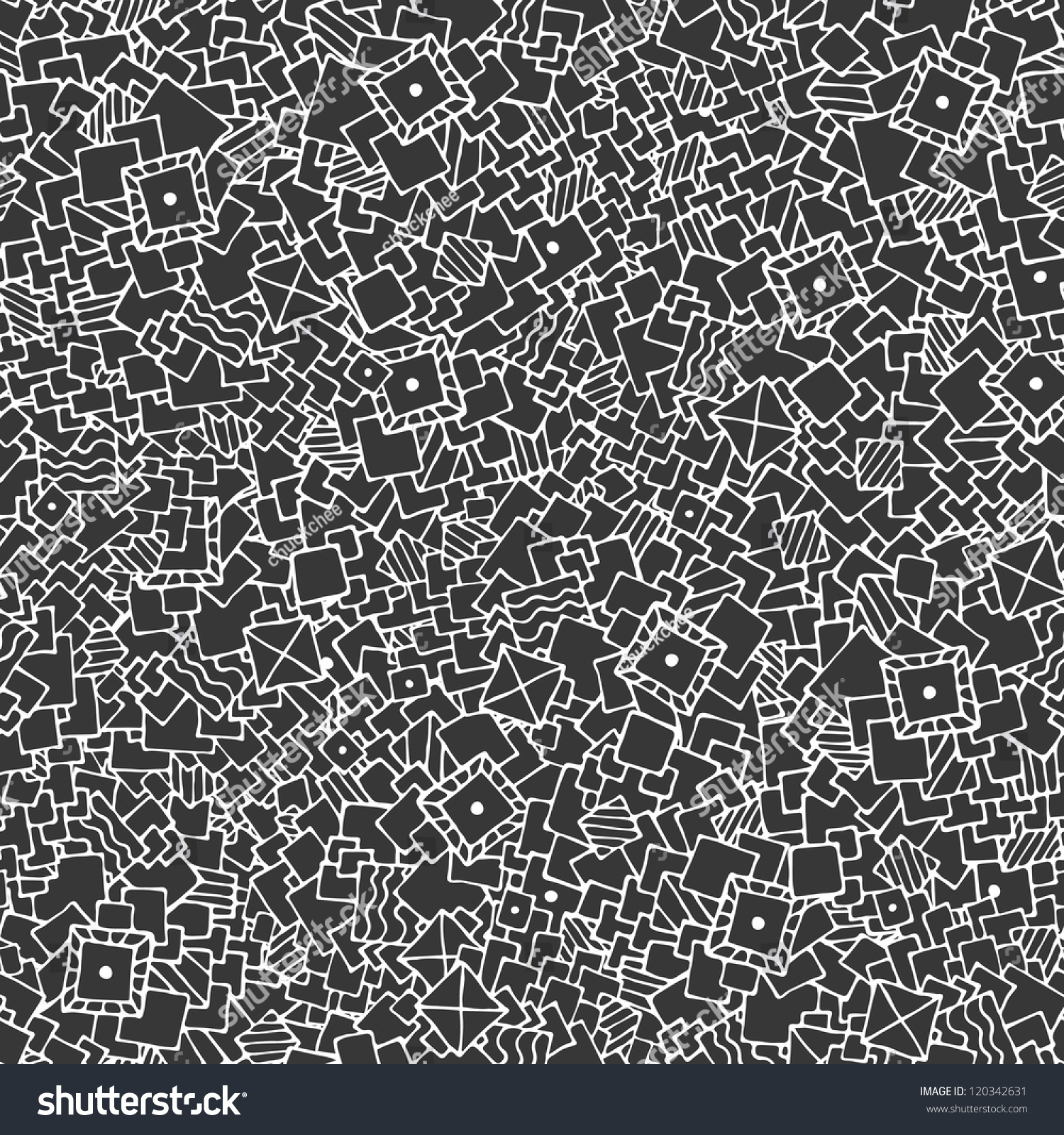 Abstract Seamless Geometric Background Pattern Raster Stock ...