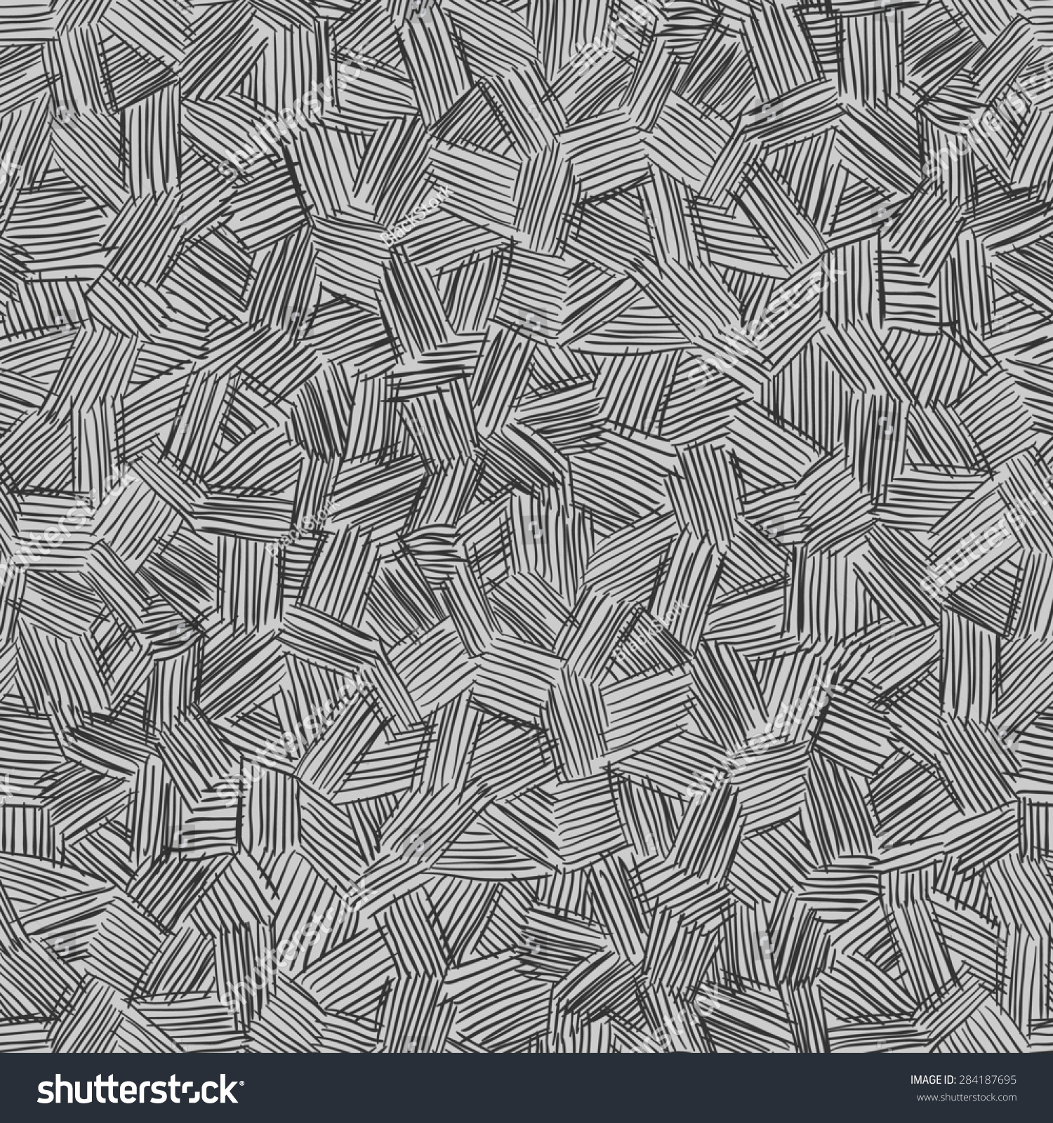 Abstract Seamless Hatching Pattern Stock Illustration 284187695 ...