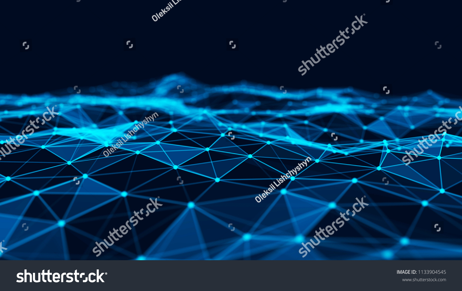 Abstract Technology Background Network Connection Structure Stock ...