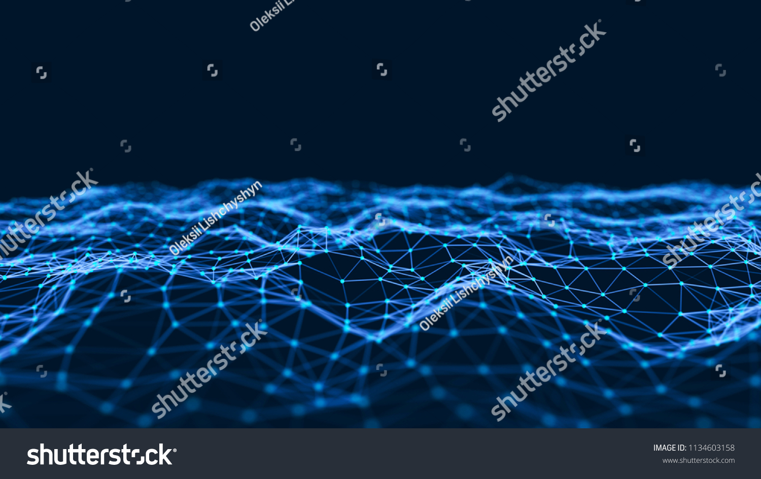 Abstract Technology Background Network Connection Structure Stock ...
