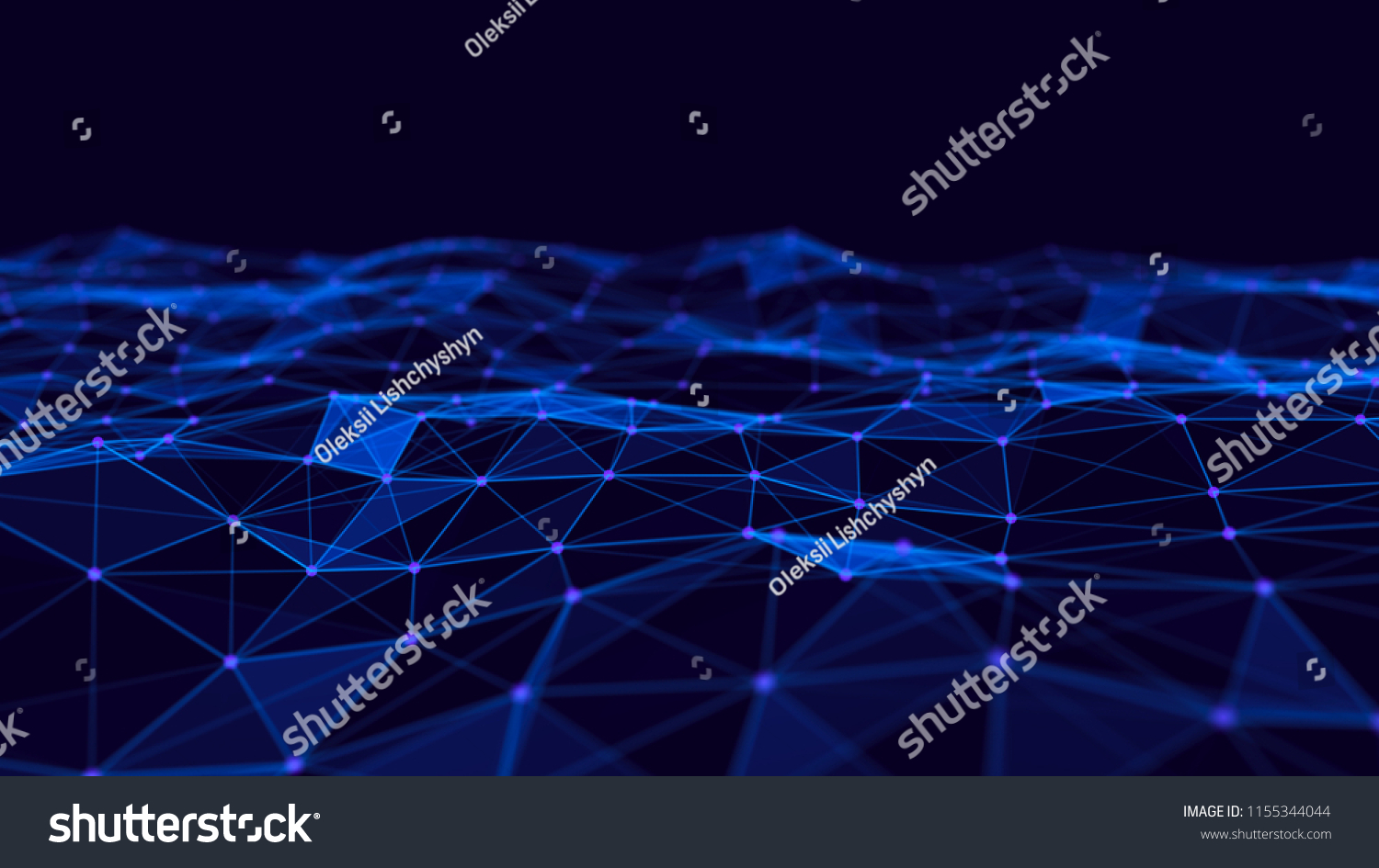 Abstract Technology Background Network Connection Structure Stock ...