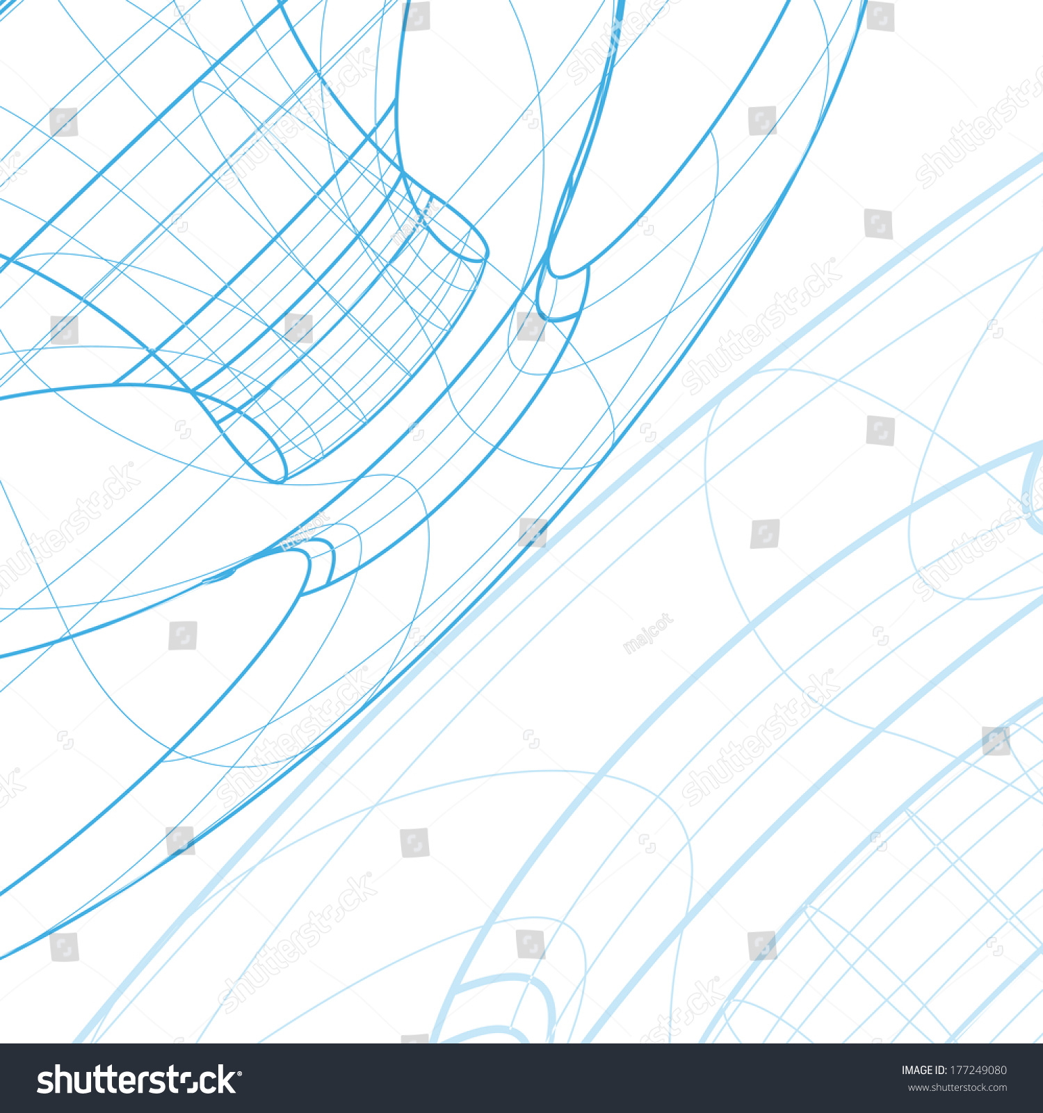 Abstract Technology Technical Drawing Background Stock Illustration ...