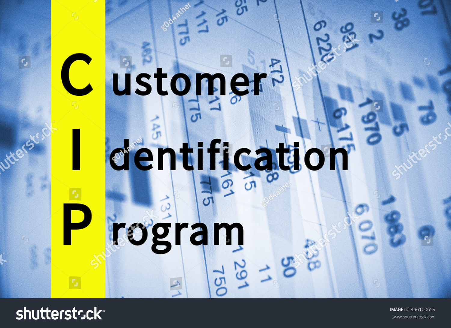Acronym Cip Customer Identification Program: ilustración de stock ...